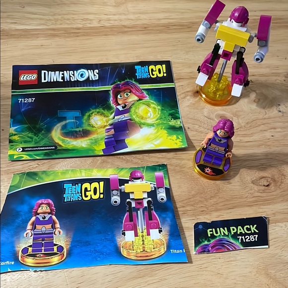 Lego | Toys | Lego Dimensions Teen Titans Go Starfire Fun Pack 7287 ...
